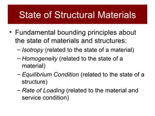 Structures and Materials- Outline and Introduction | PPT