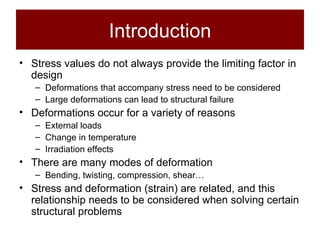 Structures and Materials- Section 3 Stress-Strain Relationships | PPT