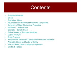 Structures and Materials- Section 5 Major Structural Materials for ...