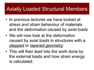 Structures and Materials- Section 6 Axially Loaded Structural Members | PPT
