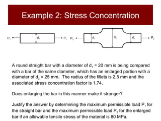 Structures and Materials- Section 7 Stress Concentration | PPT