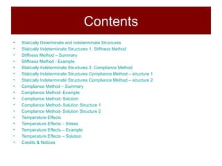 Structures and Materials- Section 8 Statically Indeterminate Structures | PPT