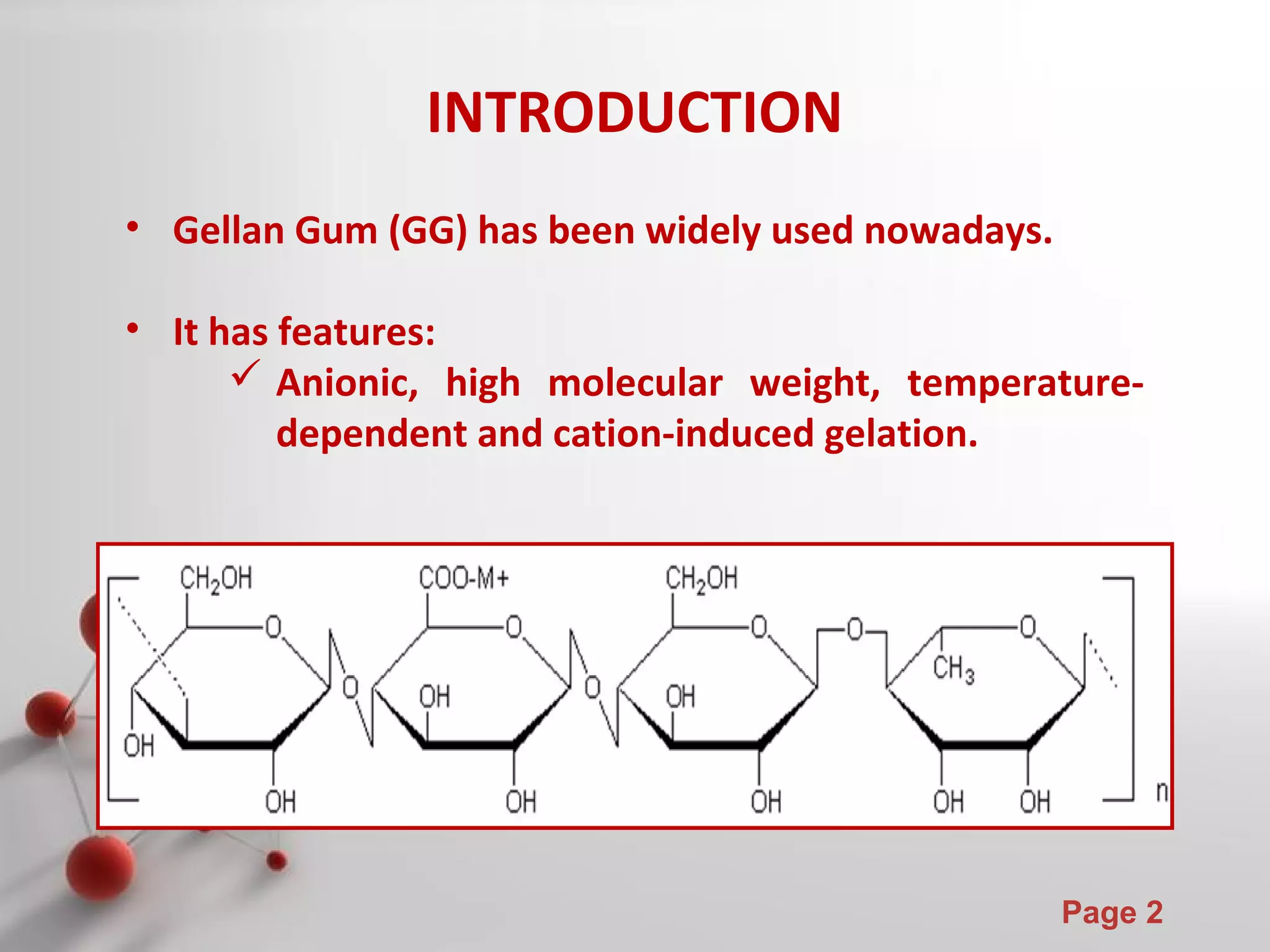 TTAB-MMT with Gellan Gum as Hydrogel in Wound Dressing Application | PPT