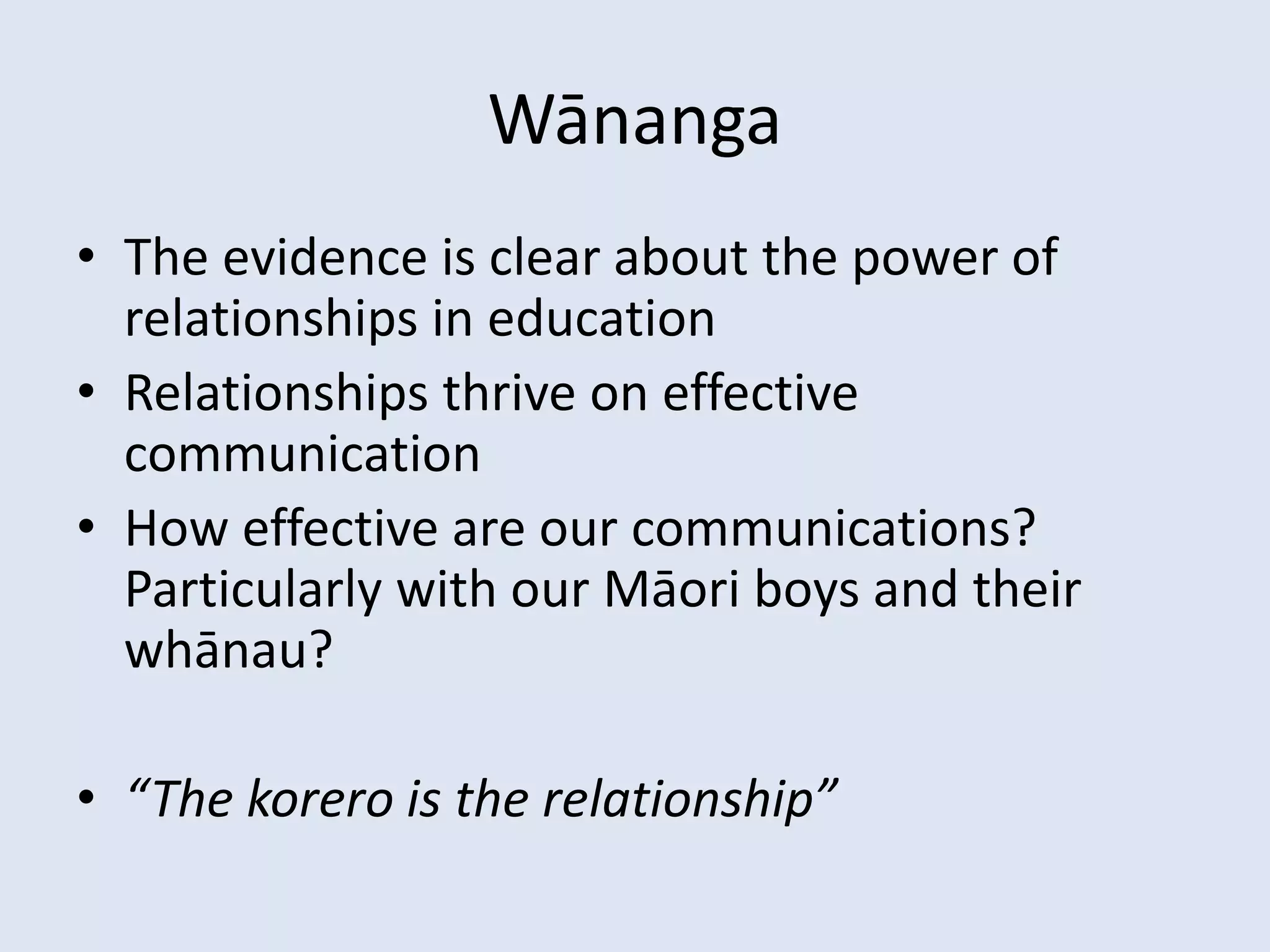 Tātaiako manaakitanga ako-tangata whenuatanga_wananga_combined | PPTX