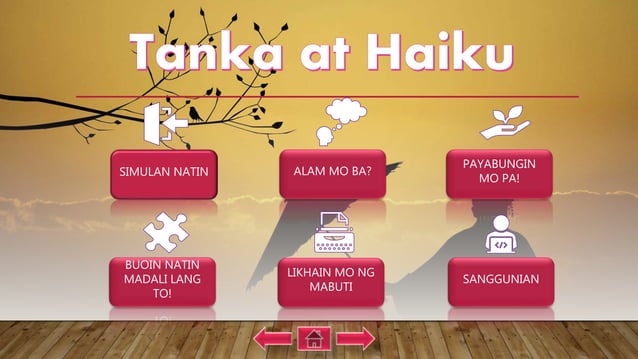 tanka at haiku Tula sa Japan | PPTX | Poetry | Books and Literature