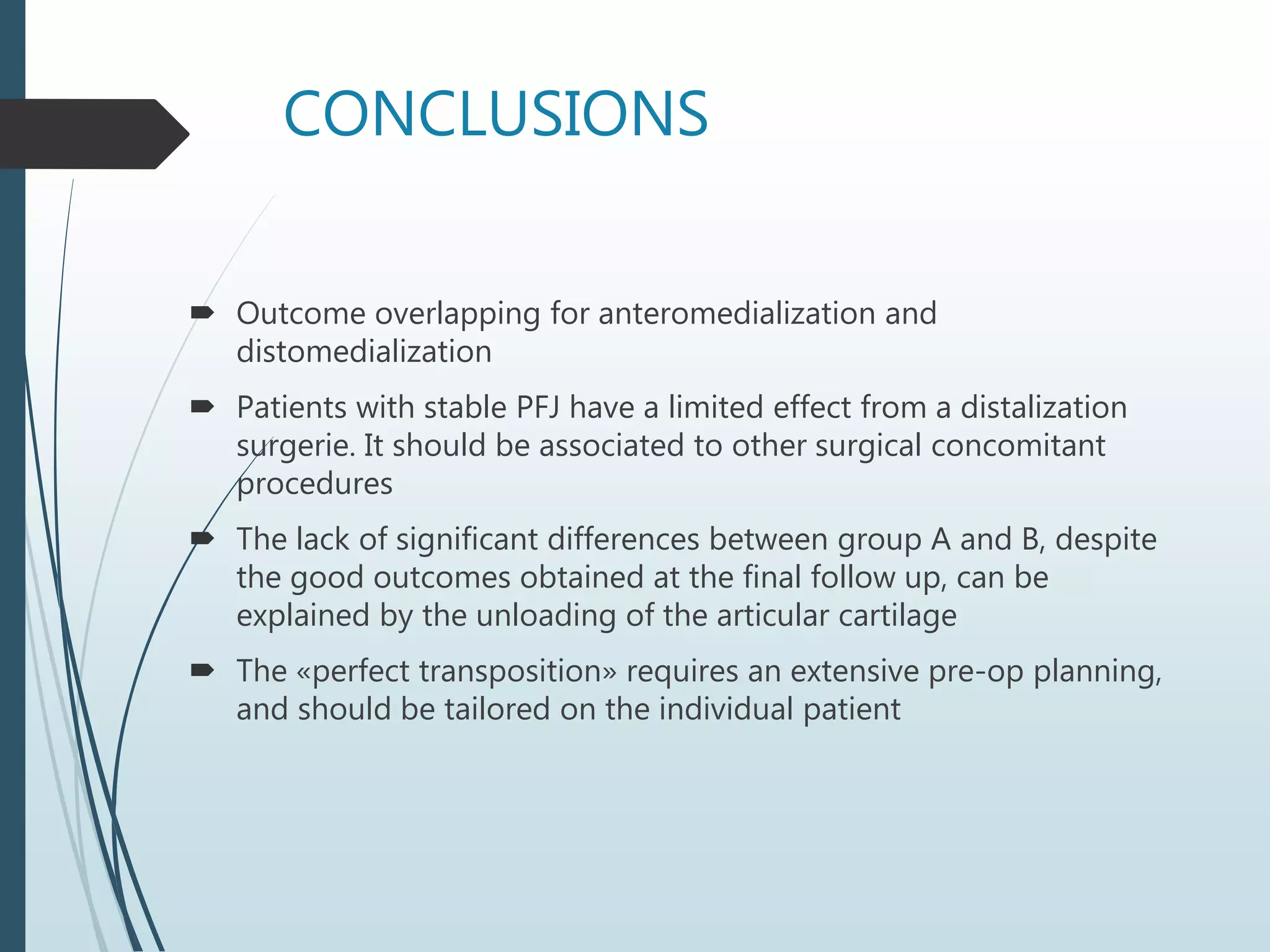 Tibial Tubercle Transposition For Patellofemoral Malalignment Ppt