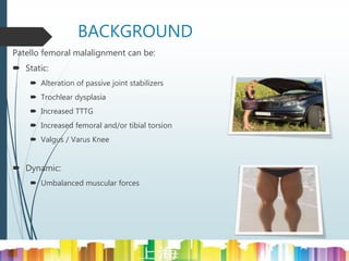 Tibial tubercle transposition for patellofemoral malalignment | PPT