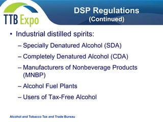 Overview of the Distilled Spirits Industry | PDF