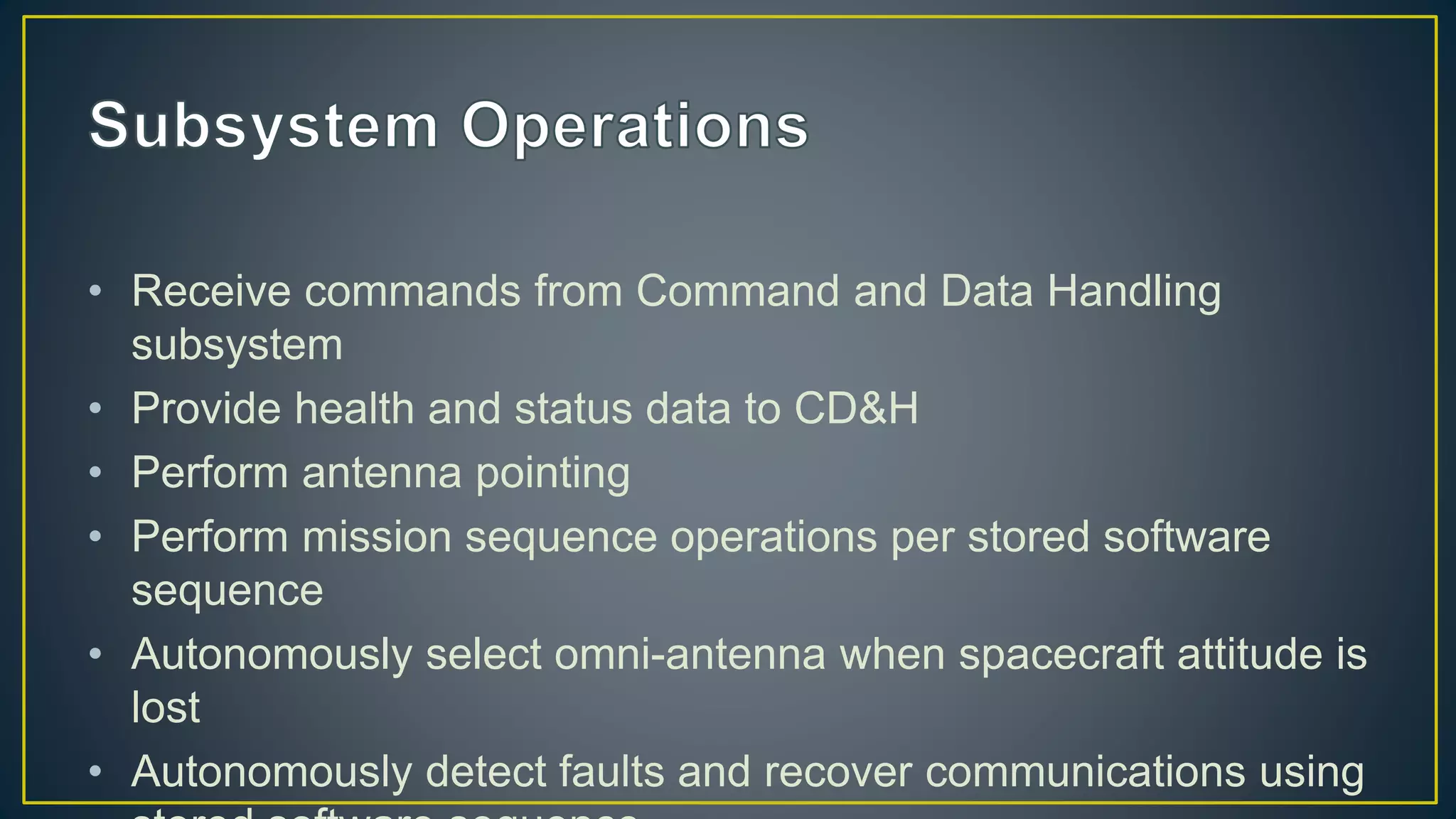 telemetry tracking and command systems | PPTX
