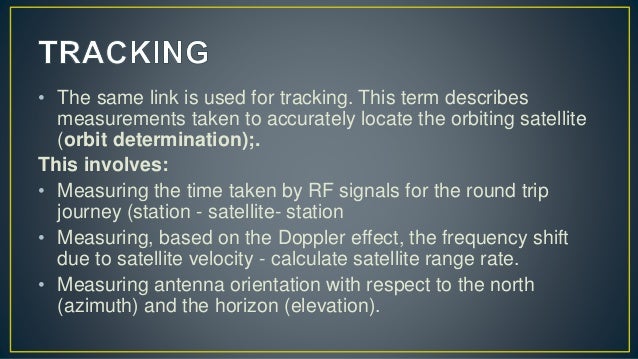 telemetry tracking and command systems