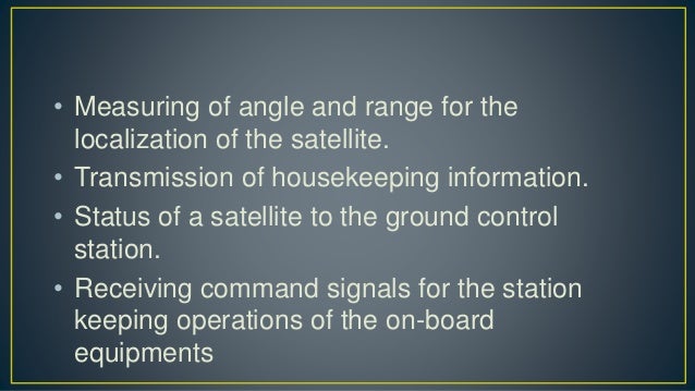 telemetry tracking and command systems