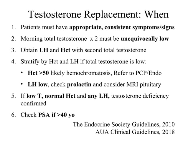 Dr. Paul Turek: Male Hypogonadism and Testosterone | PPT