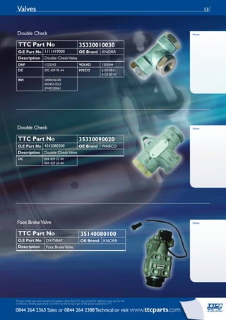 Ttc air brake catalogue | PDF