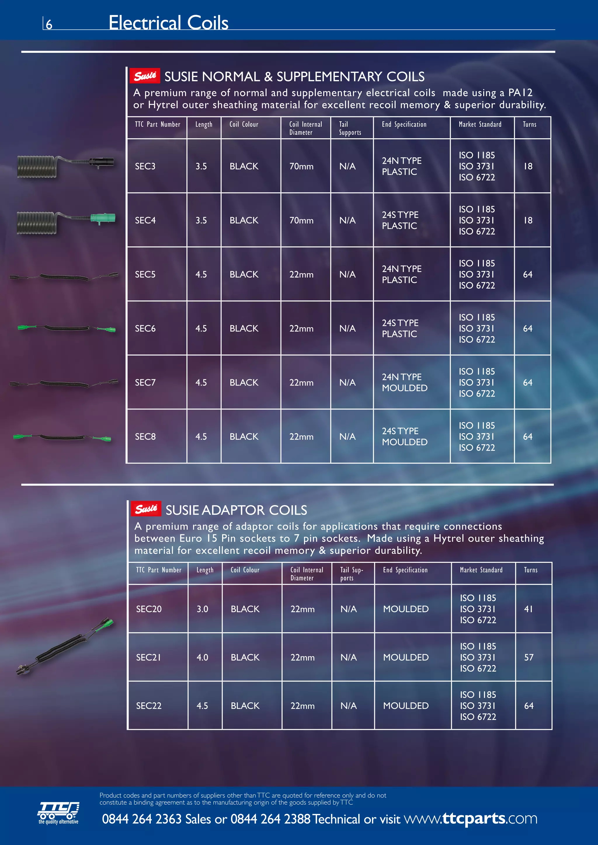 Ttc electrical & air coils | PDF
