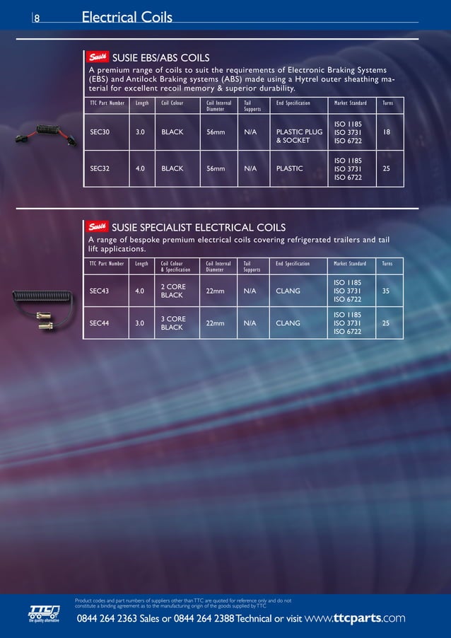 Ttc electrical & air coils | PDF