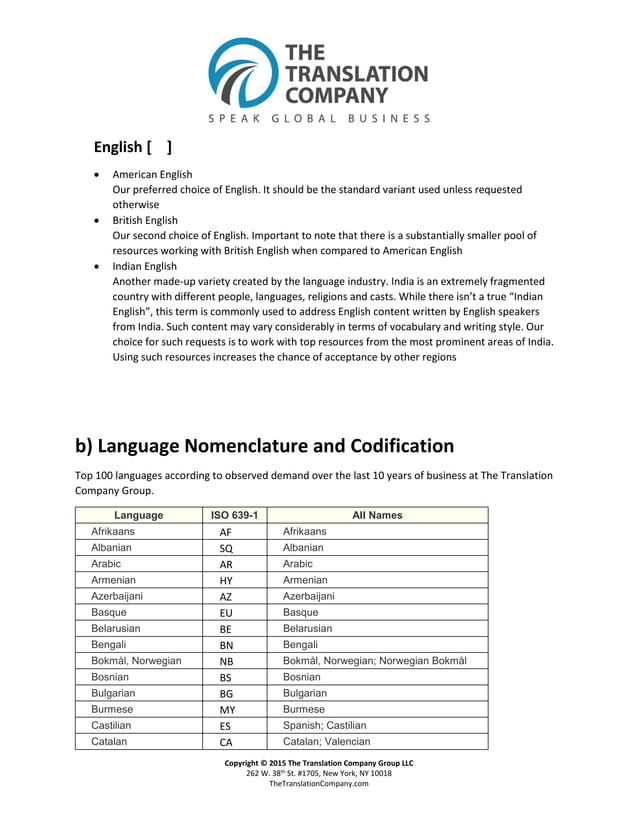 TTC Localization Check-List | PDF