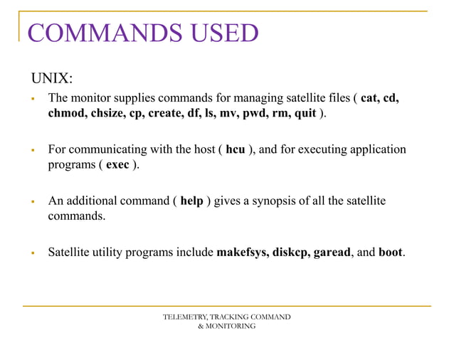 TELEMETRY, TRACKING COMMAND & MONITORING | PPTX | Space and Astronomy ...