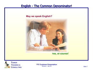 TTC Services Presentation | PPT