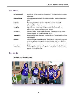 Total Team Commitment: Strategic Plan 2017-2022 | PDF