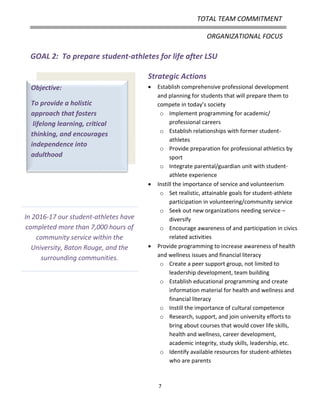 Total Team Commitment: Strategic Plan 2017-2022 | PDF