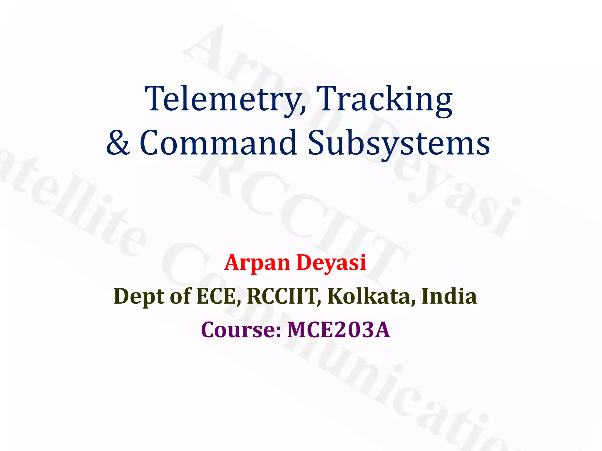 TT&C subsystem | PDF
