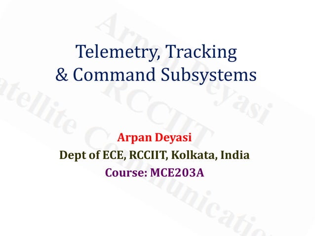 TT&C subsystem | PDF