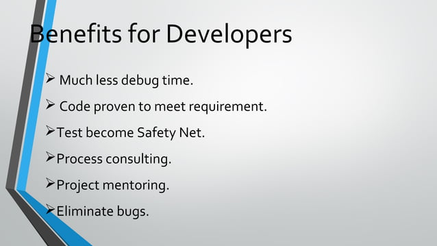 Test Driven Development | PPT