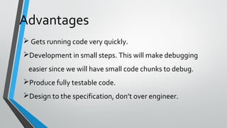 Test Driven Development | PPT