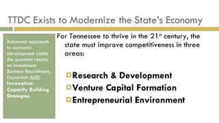 TTDC Summary Presentation | PPT