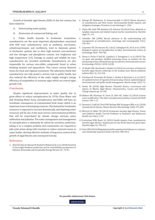 Toxic Algae and Their Environmental Consequences_ Crimson Publishers | PDF