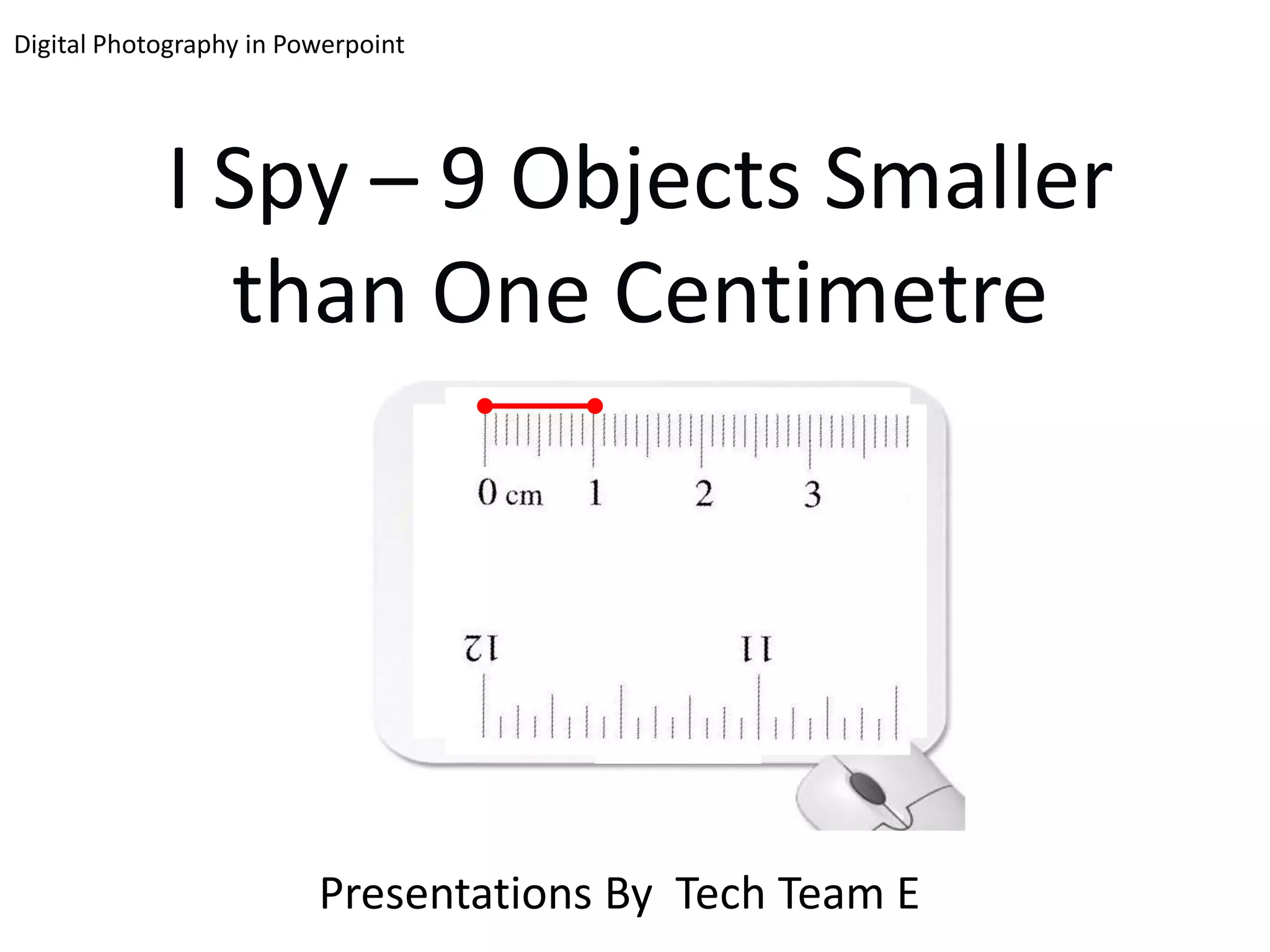 TTE i spy | PPT