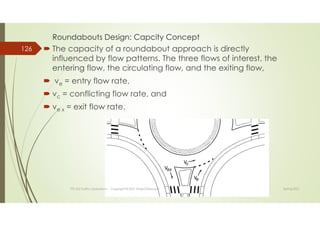 Tteng 422 s2021 module 2b: Roundabout Capacity Analysis and Level of Service | PPT