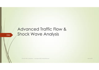 TTEng 422 s2021 module 5 Introduction to Traffic Flow Theory | PDF