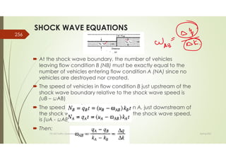 TTEng 422 s2021 module 5 Introduction to Traffic Flow Theory | PDF