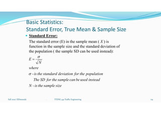Tteng 441 traffic engineering fall 2021 part2 | PDF