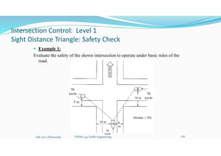 Tteng 441 traffic engineering fall 2021 part5 | PDF