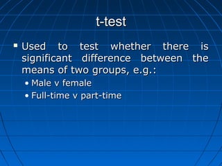 T test | PPT