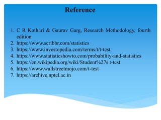 t test | PPTX