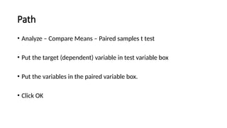 3 types of T test- Single Sample, Independent Sample and Paired Sample ...