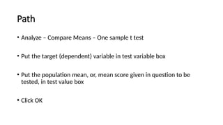 3 types of T test- Single Sample, Independent Sample and Paired Sample ...