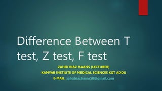 t test z test f test.pptx