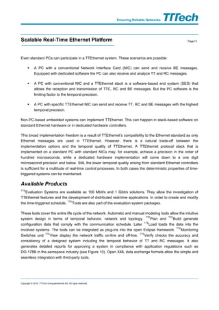 TTEthernet article | PDF