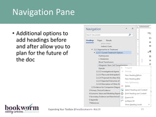 Expanding your Toolbox to make you a more Productive Editor | PPT