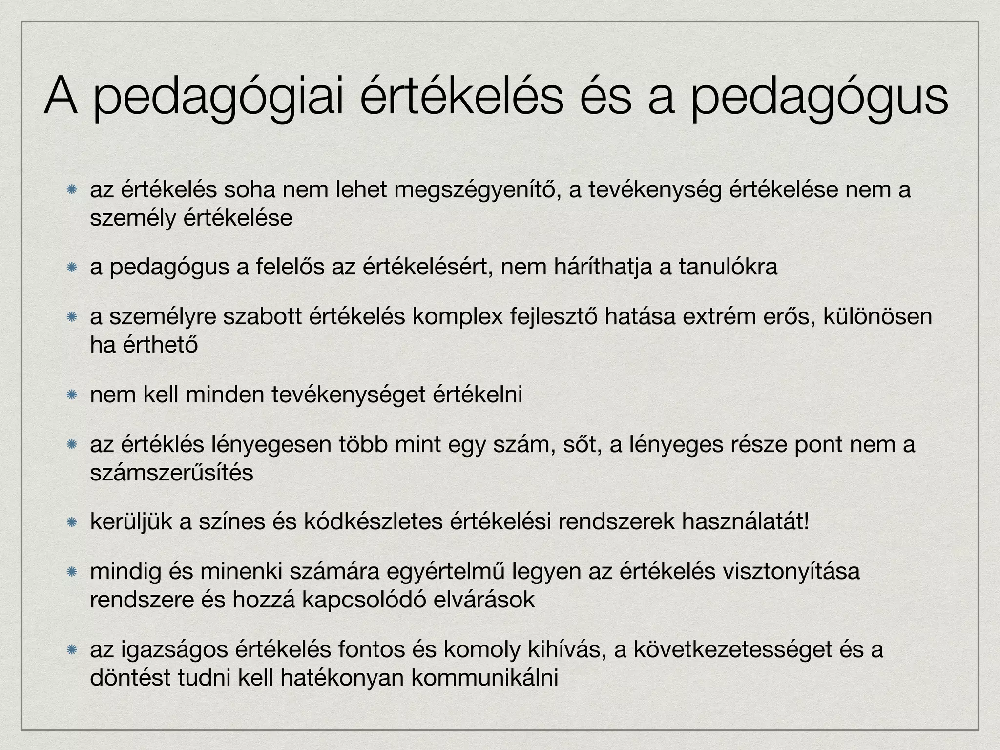 A pedagógiai értékelés | PDF