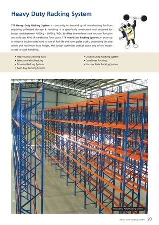 TTT Storage System Company Profile Catalogue 2016 | PDF
