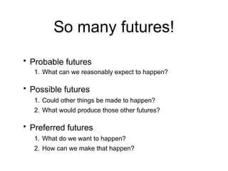 A Brief Introduction to Futuring | PPT