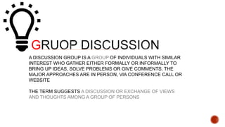 teaching methods - Team Teaching and Group discussion | PPTX