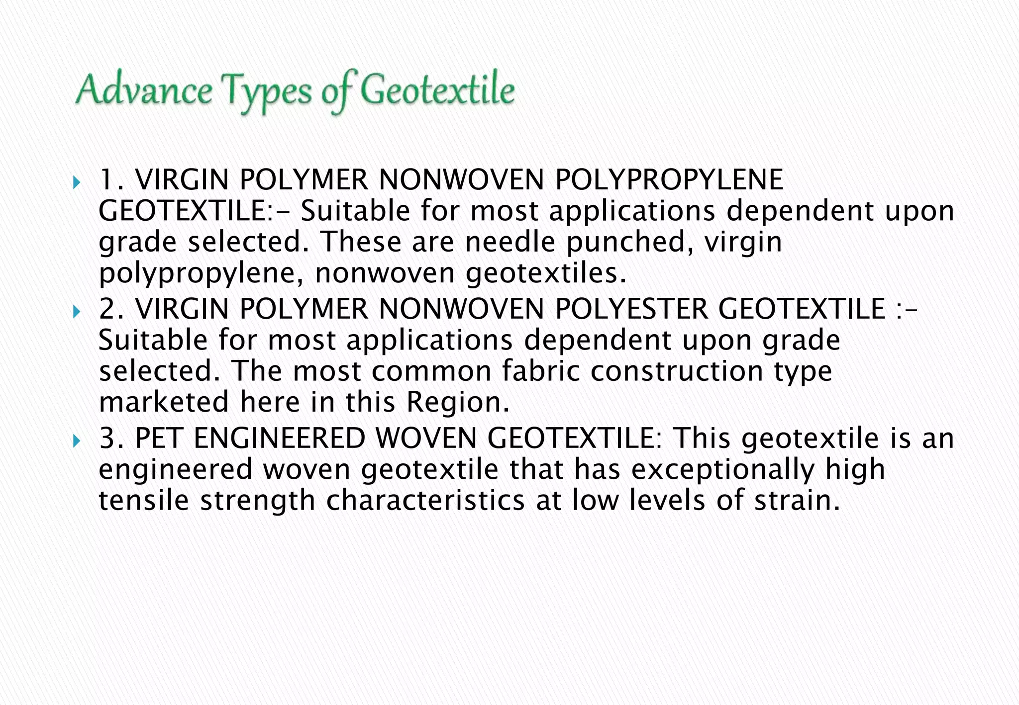 Geotextile | PPTX