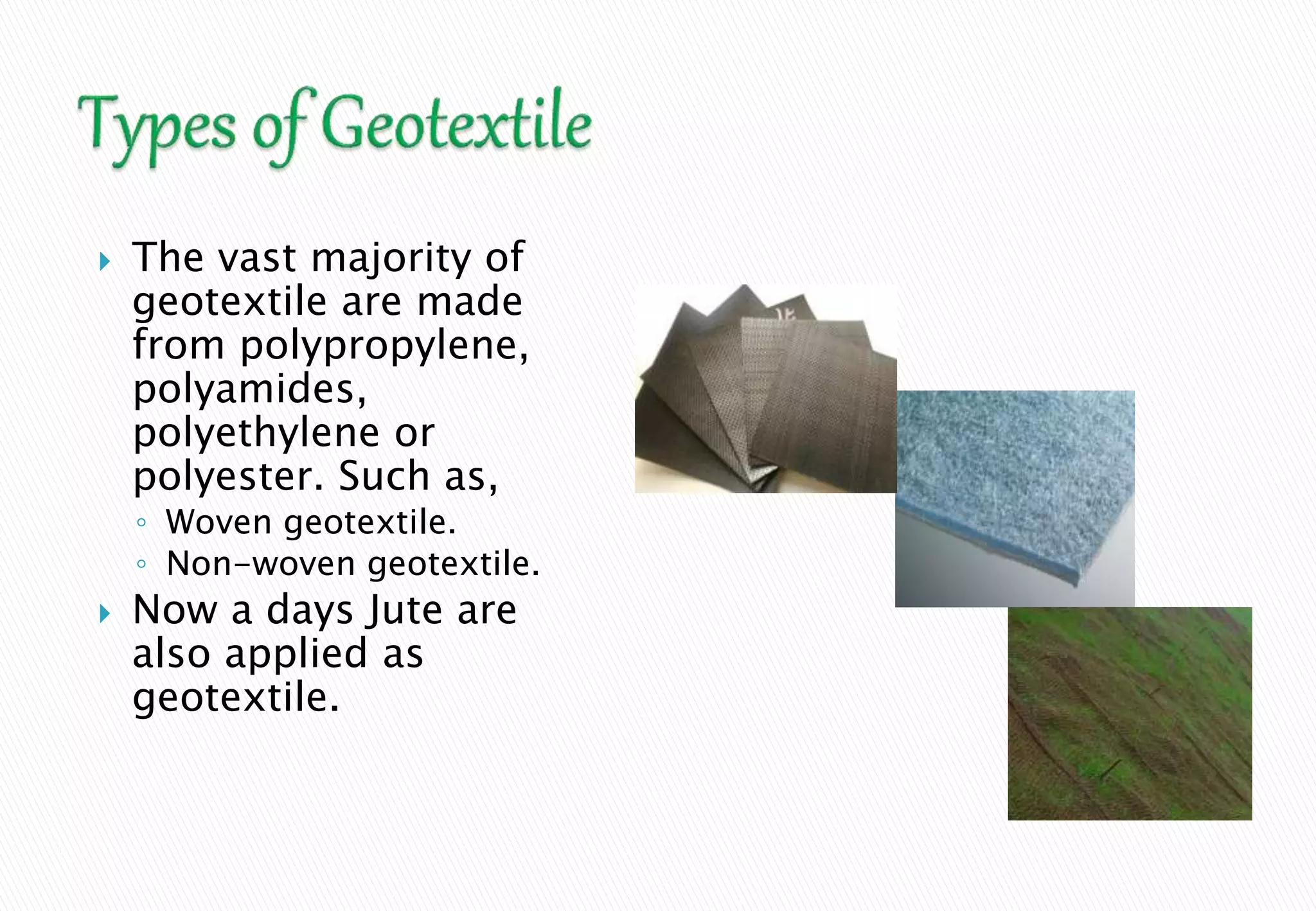 Geotextile | PPTX