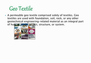 Geotextile | PPTX